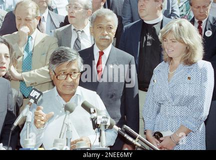 Robert Kennedy and Cesar Chavez Stock Photo - Alamy