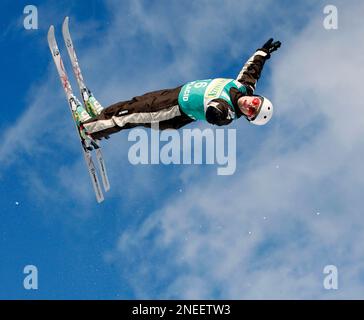 Bree Munro of Australia practices for the ladies' aerials during World ...