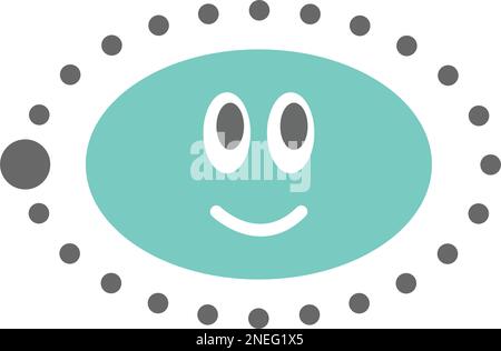 Dotted ellipse shape for tracing lines for preschool and kindergarten ...