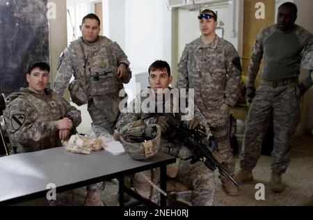 U.S. Army Staff Sgt. Jason Hopkins from Cincinnatti, Ohio, a medic ...