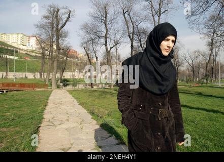 Defne Bayrak, the Turkish wife of Humam Khalil Abu-Mulal al-Balawi, the ...