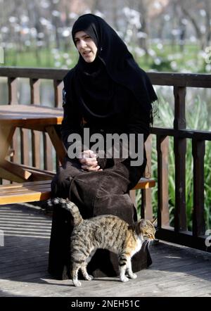 Defne Bayrak, the Turkish wife of Humam Khalil Abu-Mulal al-Balawi, the ...