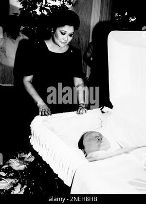 President Marcos Open Casket