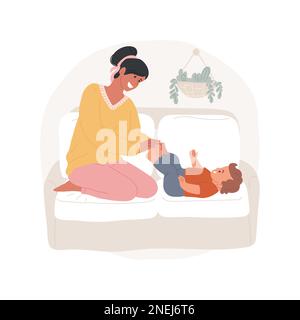 Leg Massage Therapy, Vector Cartoon Stick Figure Illustration Stock ...