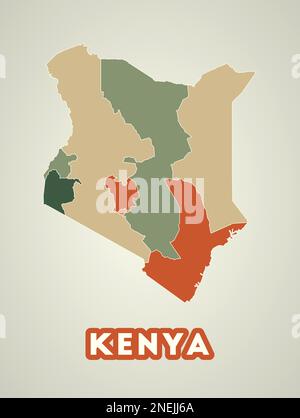 color map of Kenya country Stock Vector Image & Art - Alamy