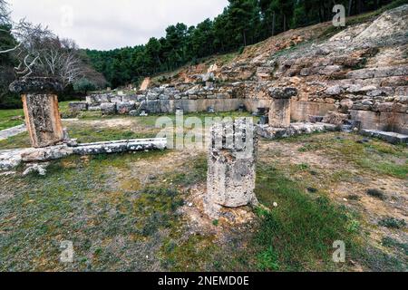 The Amphiareion of Oropos is situated in the hills 6 km southeast of ...