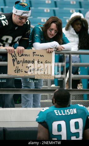Jacksonville Jaguars defensive tackle Atiyyah Ellison during a NFL ...