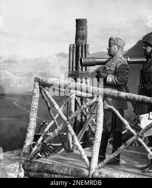 BENITO MUSSOLINI as an Italian soldier during WWI Stock Photo - Alamy