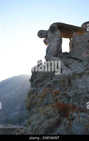Giant Statue in Monterosso Al Mare, Italy Stock Photo - Alamy