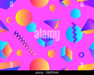 Creative 3d printing pattern vector seamless Stock Vector Image & Art ...