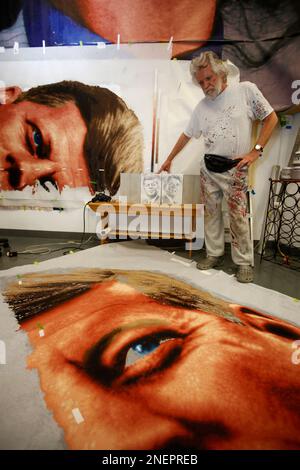 Kent Twitchell Berlin Wall 20th Anniversary Street Event consisting of ...