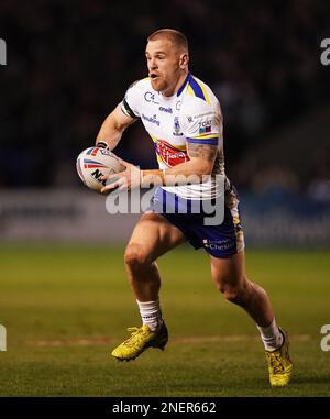 Warrington Wolves' Matt Dufty during the Betfred Challenge Cup quarter ...