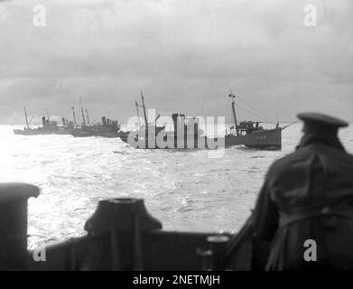 German mine sweep at sea Stock Photo - Alamy