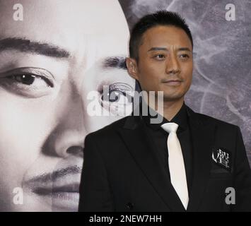 Chinese actor Zhang Hanyu poses during an event to celebrate the 70th ...