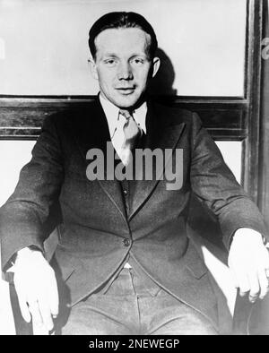 Betty Gow, nurse of the Lindbergh baby, and Ollie Wheatley, the butler ...