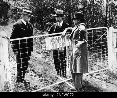 Dr. John F. Condon (on right) inserted himself into the Lindbergh ...