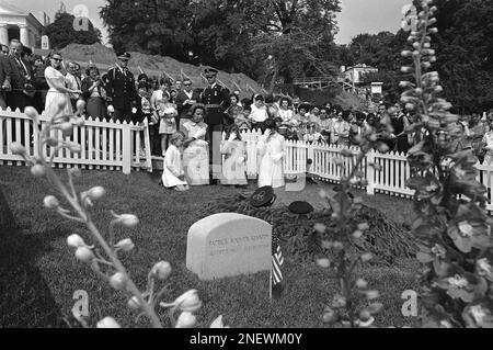 The grave of Kathleen Kennedy (sister of John F Kennedy) in the ...