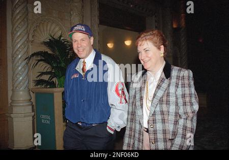 GENE AUTRY with wife Jackie Autry.(Credit Image: © Nate Cutler/Globe ...