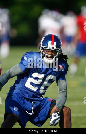 New York Giants' DeAndre Wright at NFL football minicamp Wednesday, June 17, 2009 in East ...
