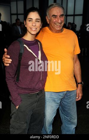 Sarah Silverman and Donald Silverman at the 'Mad Men' Season 3 Premiere ...