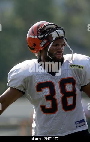 Cincinnati Bengals running back J.D. Runnels (38) during practice at ...