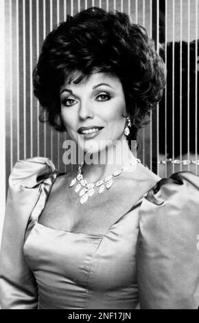 British actress Joan Collins is shown with her daughter Katie, March 28 ...