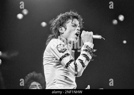 Michael Jackson, Bad Tour 1988, concert at Aintree Racecourse, Aintree ...