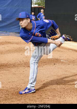 New York Mets' Kodai Senga plays during a baseball game, Friday, June ...