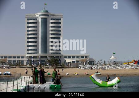 Turkmenistan, Turkmenbashi, Caspian Sea coast Stock Photo - Alamy