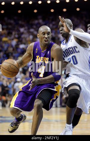 Orlando Magic's Mickael Pietrus (20), from France, shoots against Los ...