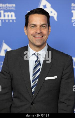 Moderator, Dave Karger at the 2023 Santa Barbara International Film ...