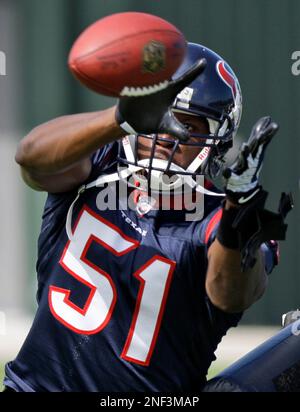 Houston Texans linebacker Chaun Thompson (51) during a training camp ...