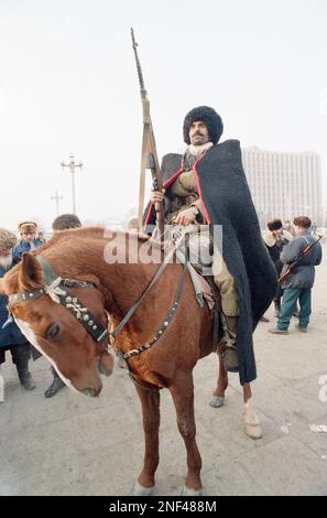 President Dzhokhar Dudayev of the Chechen Republic 1992 Stock Photo - Alamy