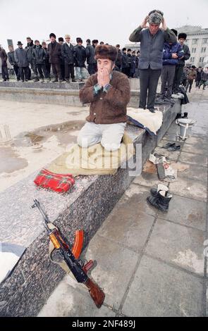 President Dzhokhar Dudayev of the Chechen Republic 1992 Stock Photo - Alamy