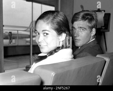 PETER POCK & NANCY KWAN ACTRESS WITH HUSBAND (1962 Stock Photo - Alamy