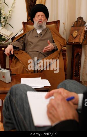 Grand Ayatollah Mohammed Hussein Fadlallah, a senior Lebanese Shiite ...