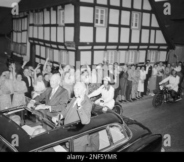President Dwight Eisenhower and Soviet Premier Nikita Khrushchev, Sept ...