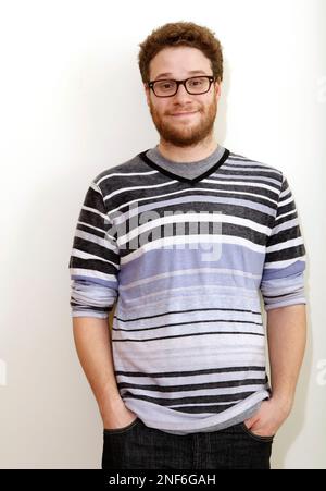 Actor Seth Rogen, a cast member in the upcoming animated film "Monsters ...