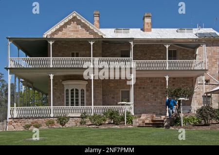 Historic homestead of Bungaree Station, a pioneer farm established 1841 ...