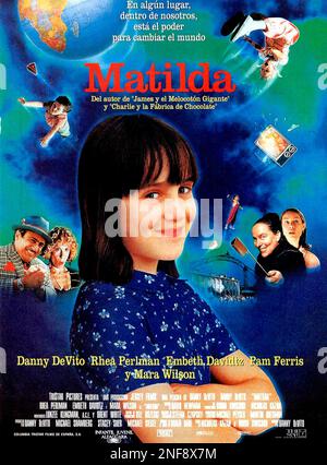 MARA WILSON in MATILDA (1996), directed by DANNY DEVITO. Credit ...