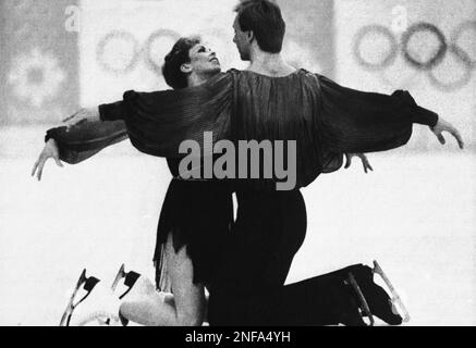 Great Britain's Jayne Torvill and Christopher Dean performing their ...
