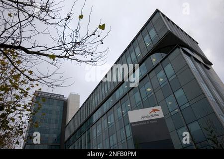 View of ArcelorMittal French headquarters outside Paris, Wednesday Dec ...