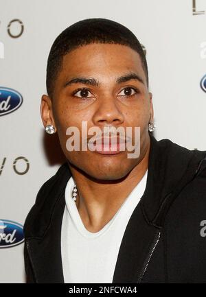 Rapper Nelly arrives for his 34th birthday celebration at Lavo inside ...