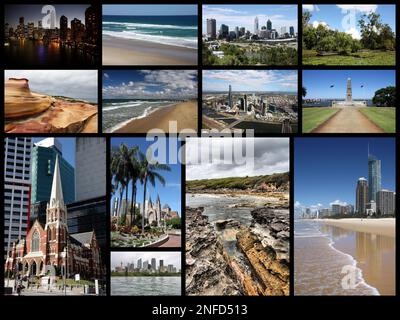Australia travel photo collage - images collection with Sydney ...