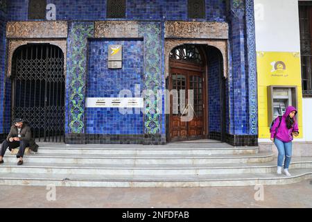 Casablanca Morocco the old post office building showing mail post ...
