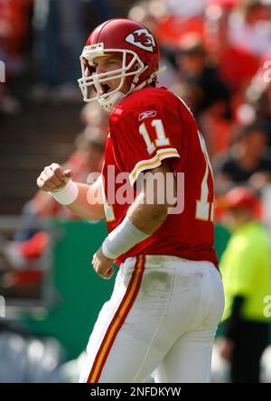 Kansas City Chiefs quarterback Damon Huard (11) during an NFL football ...