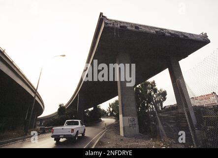 Loma Prieta Earthquake. 42 people died when the double-deck of the ...