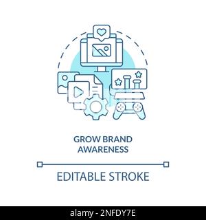 Grow brand awareness concept icon Stock Vector Image & Art - Alamy