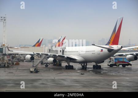 Philippine Airlines (PAL) at NAIA International Airport Terminal 2 view ...