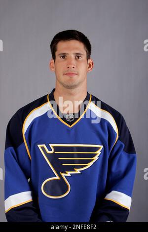 This is a photo showing St. Louis Blues hockey player right wing David ...